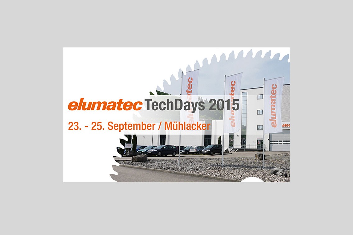 elumatec TechDays 2015 - Unternehmens-News - elumatec